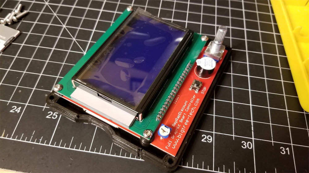 Improved Full Graphic LCD Case - with screen bezel (REMIX) by ...