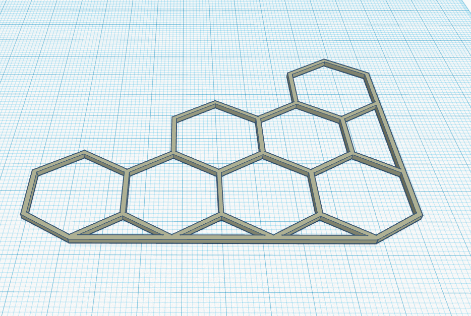 Hexagon Honeycomb Corner decoration by TR | Download free STL model ...