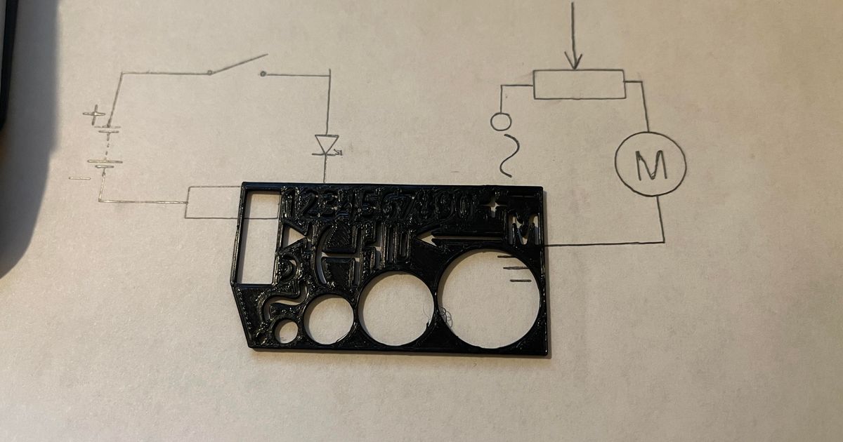 Electrical Diagram Stencil von 7.treetrav | Kostenloses STL-Modell ...