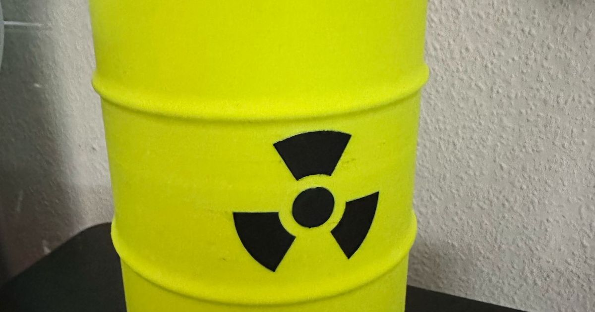 Radioactive Barrel by Andreas | Download free STL model | Printables.com
