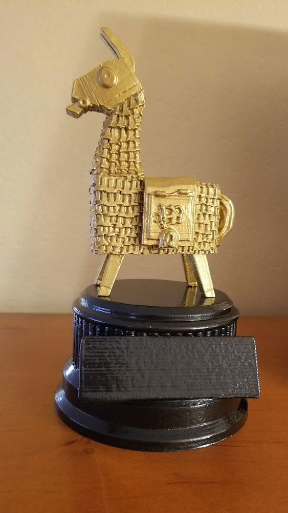 Trophy Base for 1" x 3" Plate, 2 versions (With STEP file) by ...