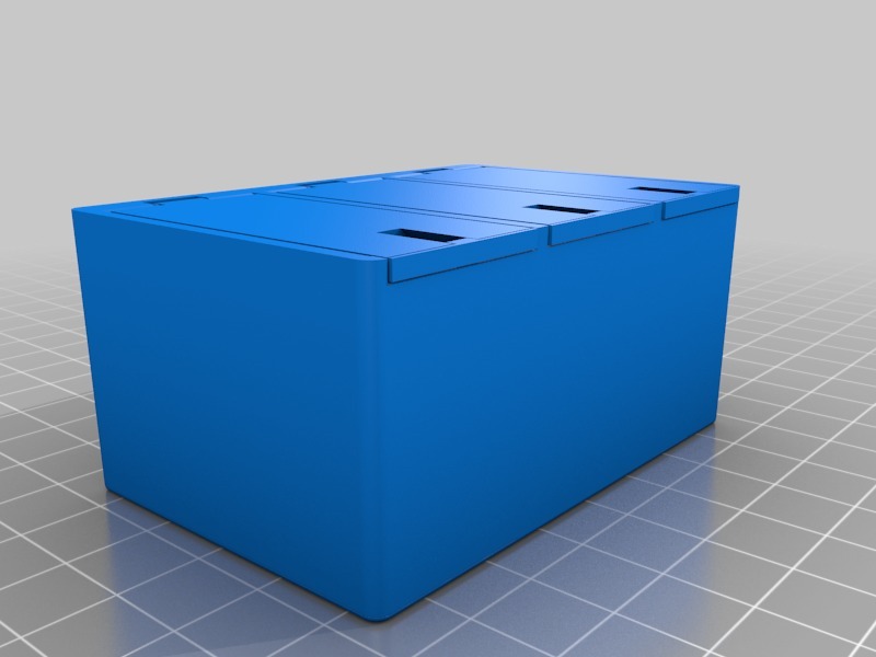 Stanley 014725R organizer - medium 3 compartment bin with lids by ...