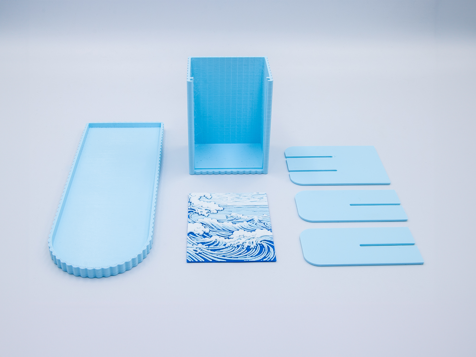 Wave Desk Organizer by Bamingo Design | Printables Store