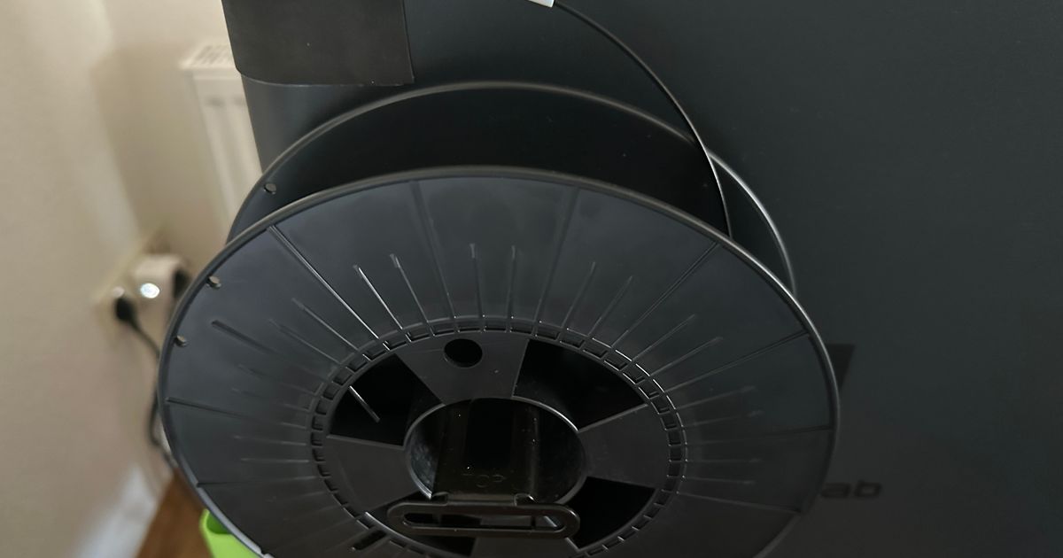 Filament Guide for Side Spool Holder for Bambu Lab P1s by Chris ...