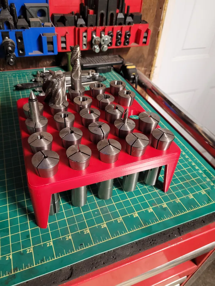 R8 Collet Tray by Maltasrc | Download free STL model | Printables.com