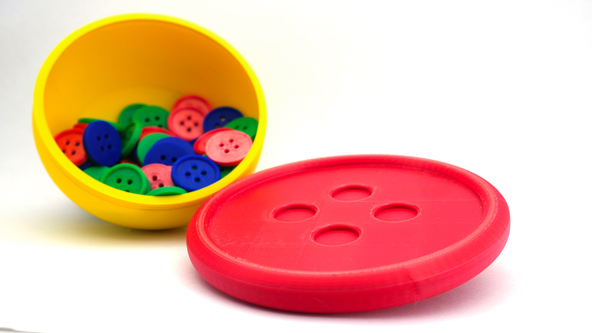 Sewing Button Box, Buttons Included ! by Humble DIY | Download free STL ...