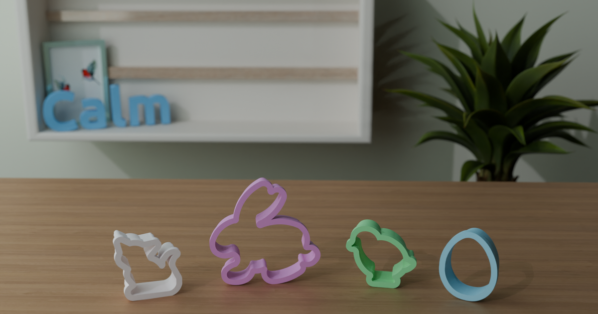 Easter Baking Forms by SDesigns | Download free STL model | Printables.com