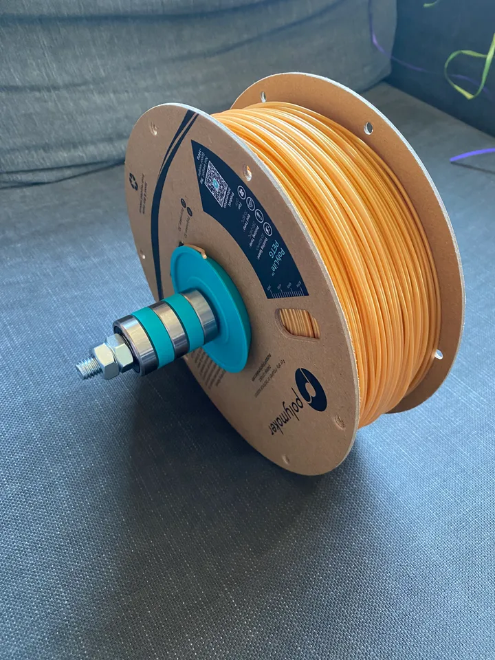 Filament spool gear axle by HillBillyBurt | Download free STL model ...