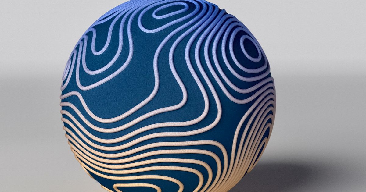 Waveform Sphere by SteedMaker | Download free STL model | Printables.com