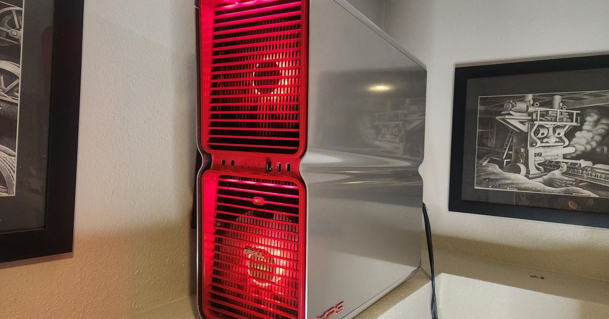 Dell XPS 720 Airflow Top Front Panel Mod by KnexFour | Download free STL model | Printables.com