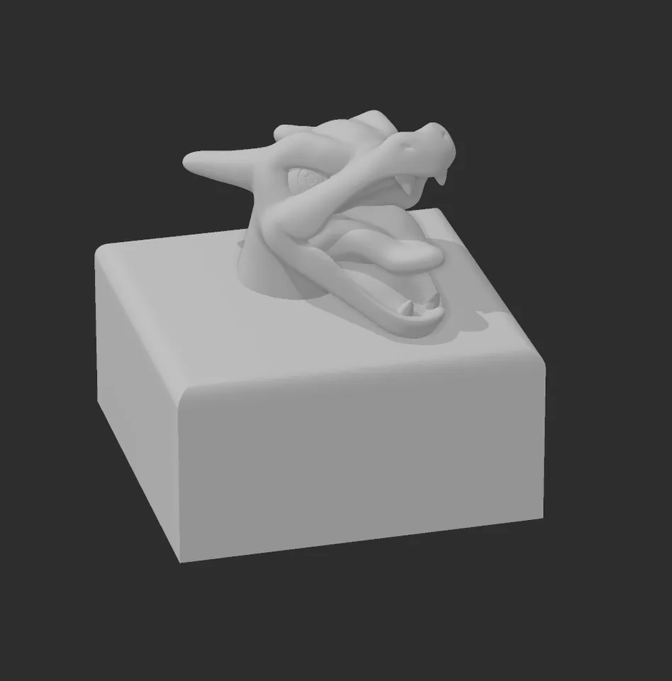 CHARIZARD CHERRY MX KEYCAP by BeBopBrit | Download free STL model ...