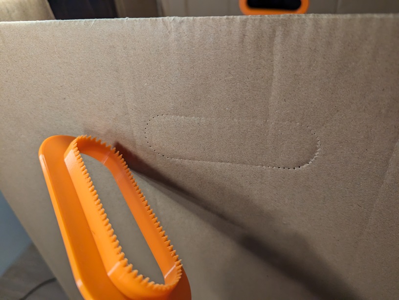 Cardboard carrying handle (2 sizes) by MGDesign | Download free STL ...
