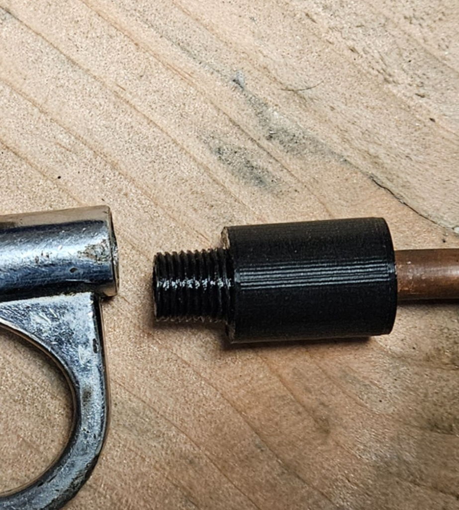 Air Gun adapter 1/4" NPT to 1/4" tube and 1/4" compression fitting by ...