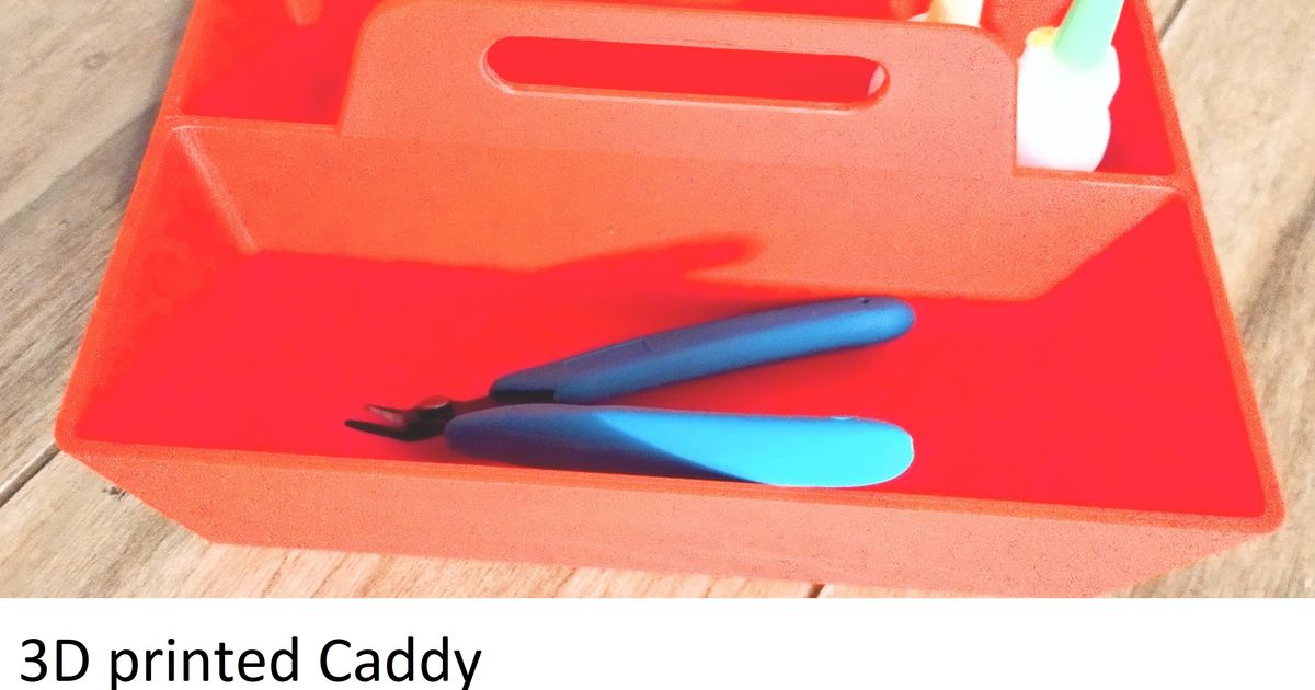 Simple Strong Caddy by Freer | Download free STL model | Printables.com