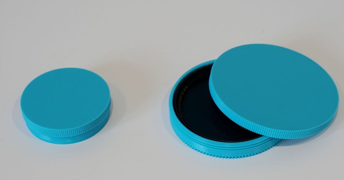 Camera Lens Filter Cases - 62mm & 40.5mm by Simon O'Brien | Download ...