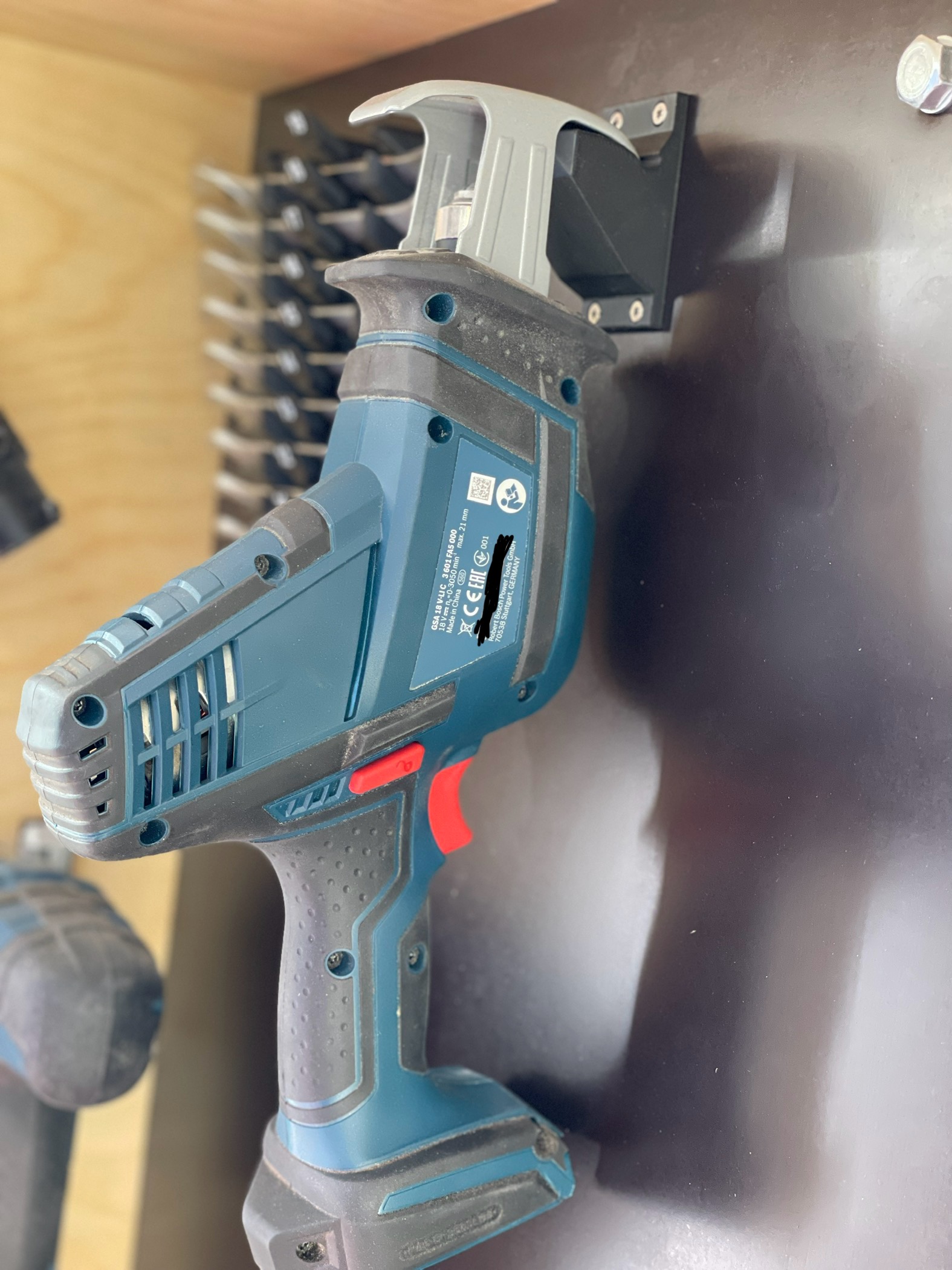 Bosch Professional GSA 18 V-LI C Wall Holder / Halter by Mitch ...