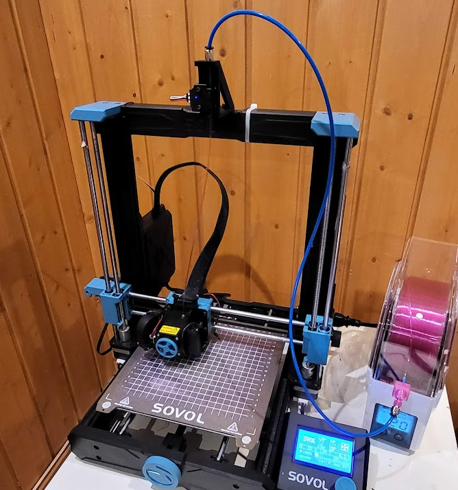 SV06 PC4 end + filament runout sensor mount by Esakoy | Download free ...