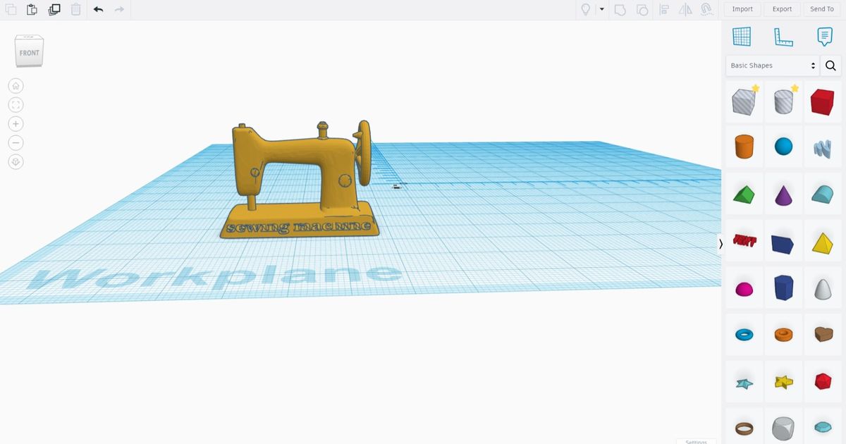 sewing machine mini by judah shabot | Download free STL model ...