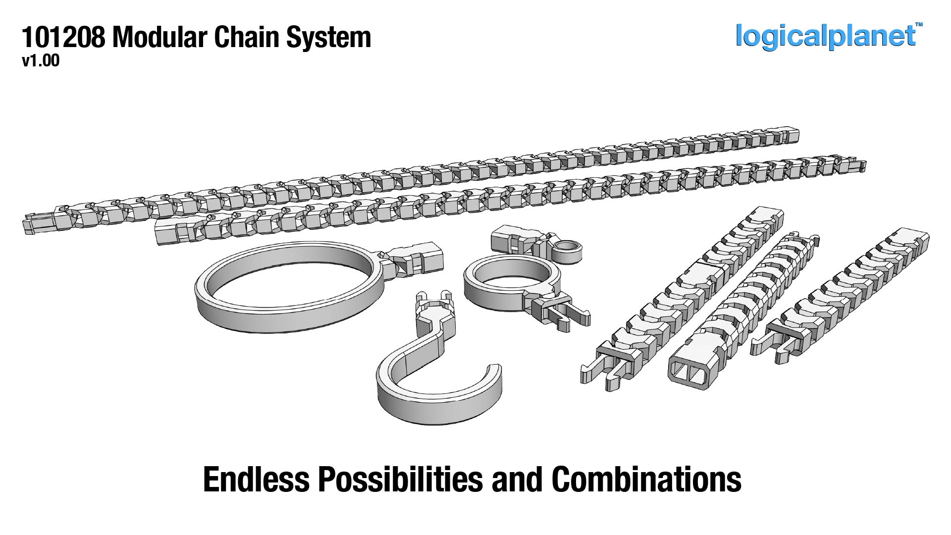 MCS Modular (Box) Chain System by logicalplanet | Download free STL ...