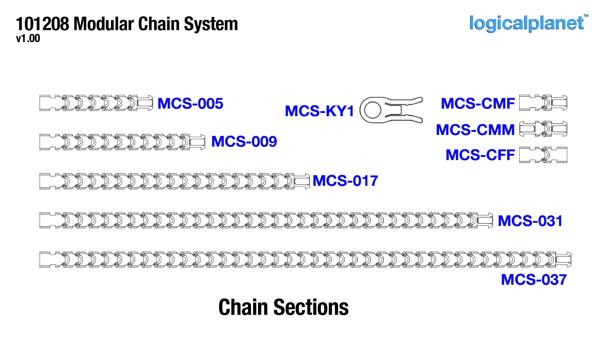 MCS Modular (Box) Chain System by logicalplanet | Download free STL ...