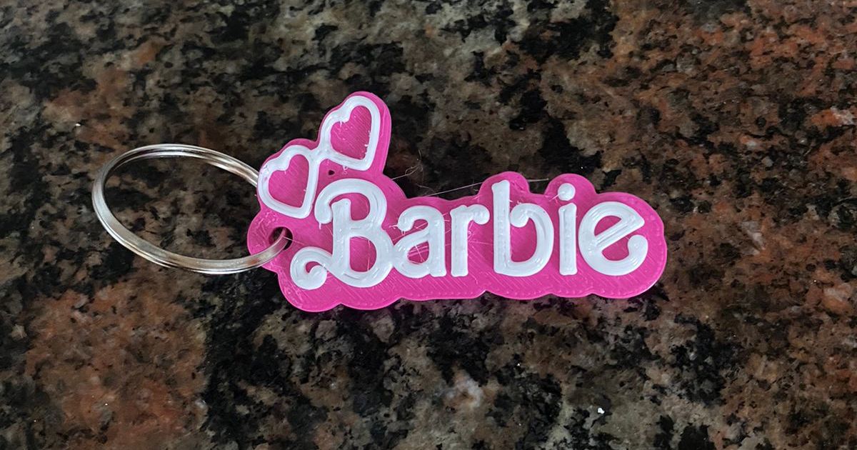 Barbie Keychain V7 by TheShop3D | Download free STL model | Printables.com