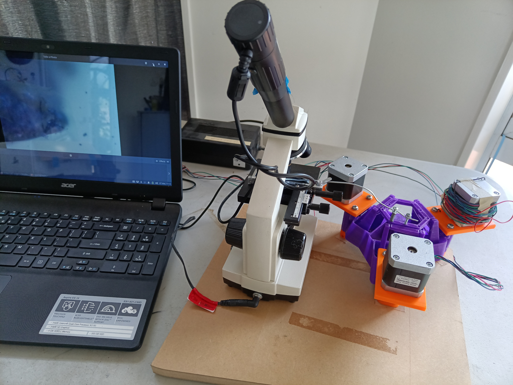 OpenFlexure Microscope Mods To Fit NEMA17 Stepper Motors von Vik ...