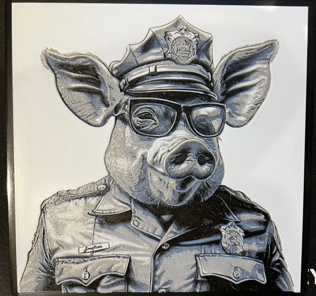 Pig Officer by Don Matis | Download free STL model | Printables.com