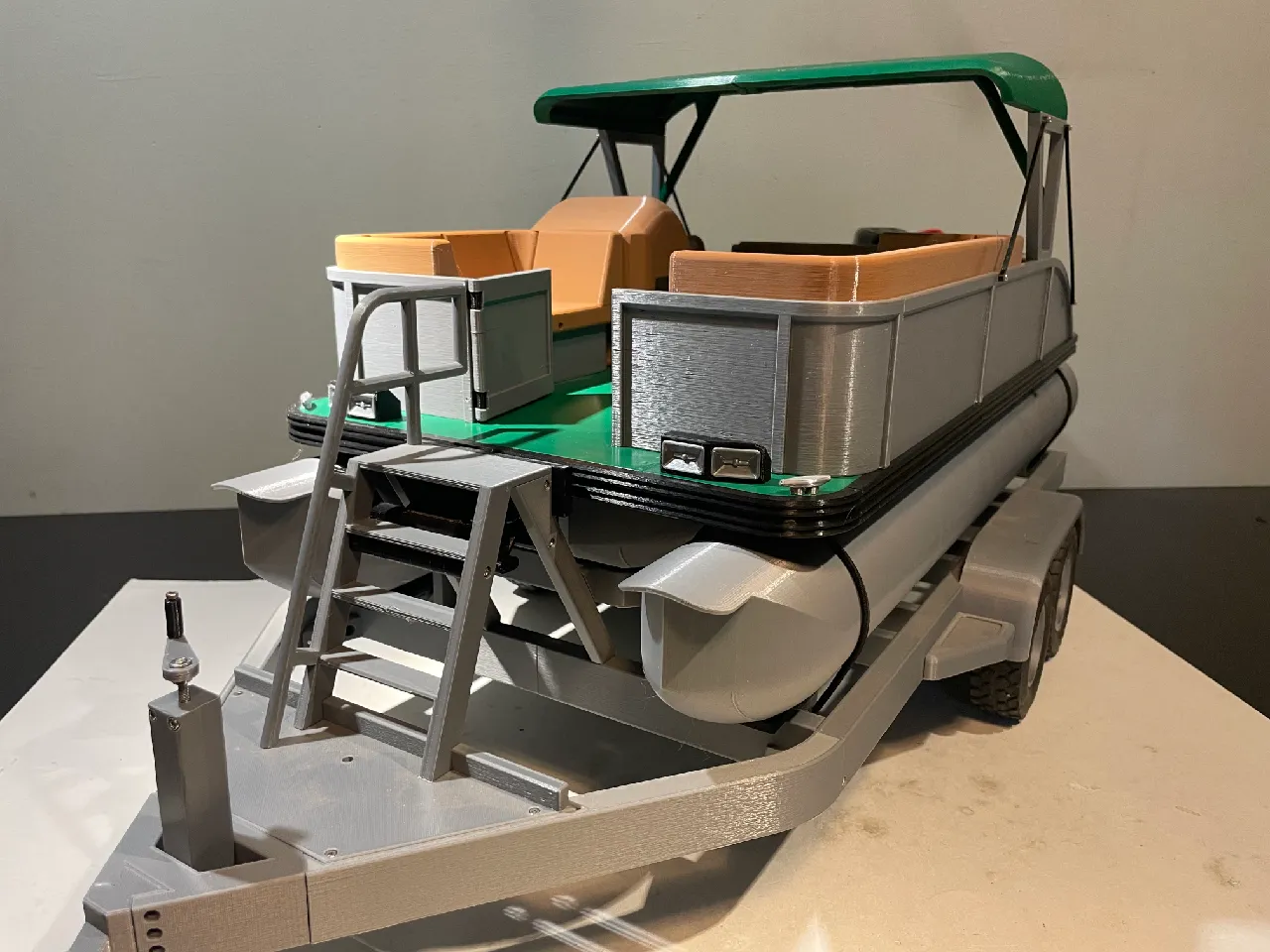 Big Chill RC Pontoon boat 1:8 scale by Black Crow by BlackCrow ...