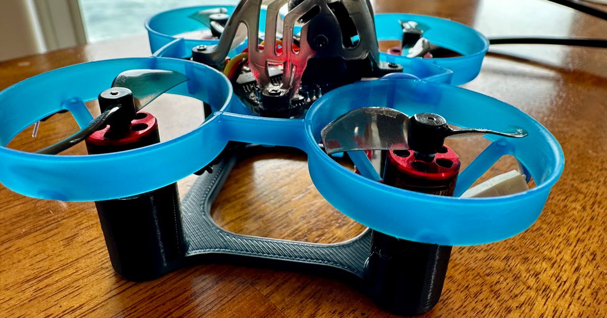 Tiny Whoop 65mm Levelling calibration stand with room to leave the usb ...