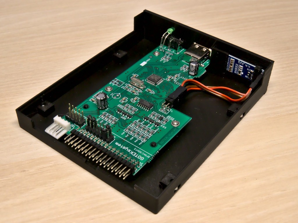 Gotek frame for external floppy drive case by Shred | Download free STL ...