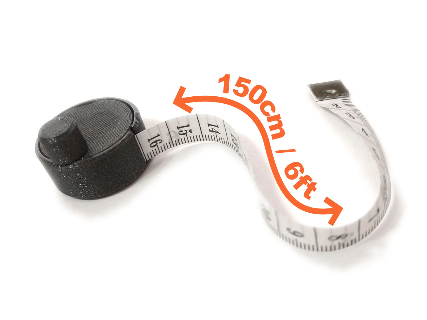 Mini flexible tape measure spooler by Rossero | Download free STL model ...