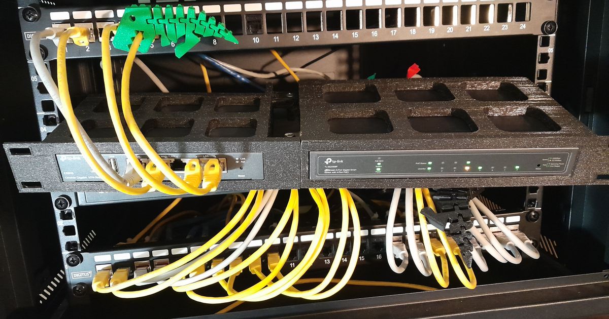 TP-Link Omada ER605 and SG2008P 1U Rack Mount by batonikleonardo ...