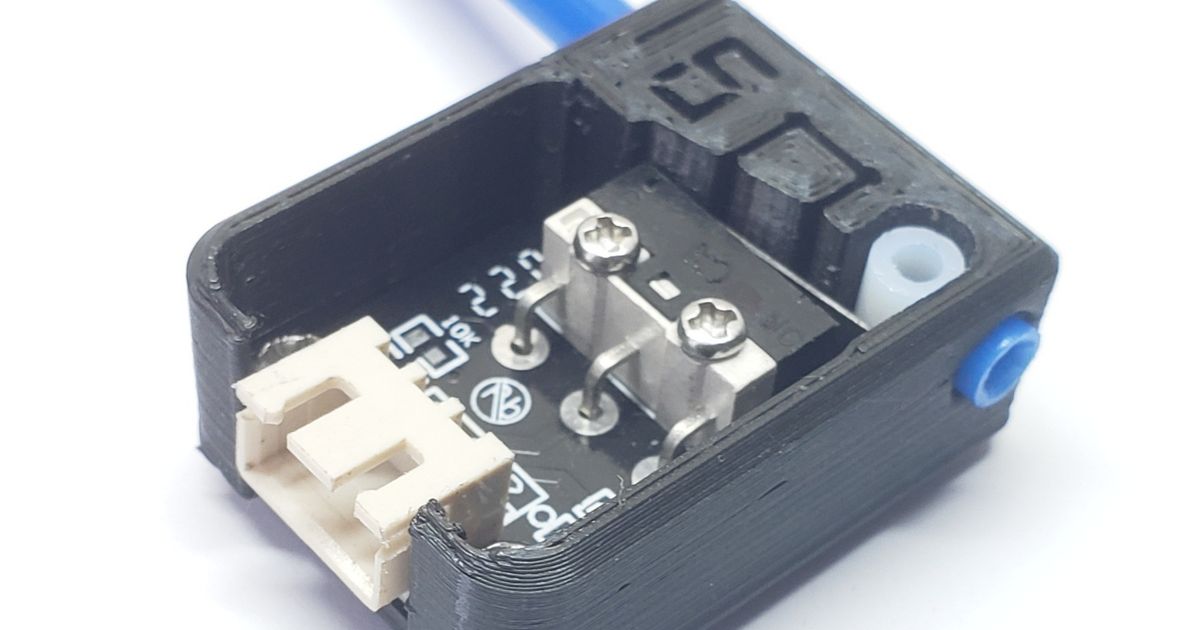 DIY filament sensor using z axis limit switch (ender 3) by Francisco Stephens | Download free ...