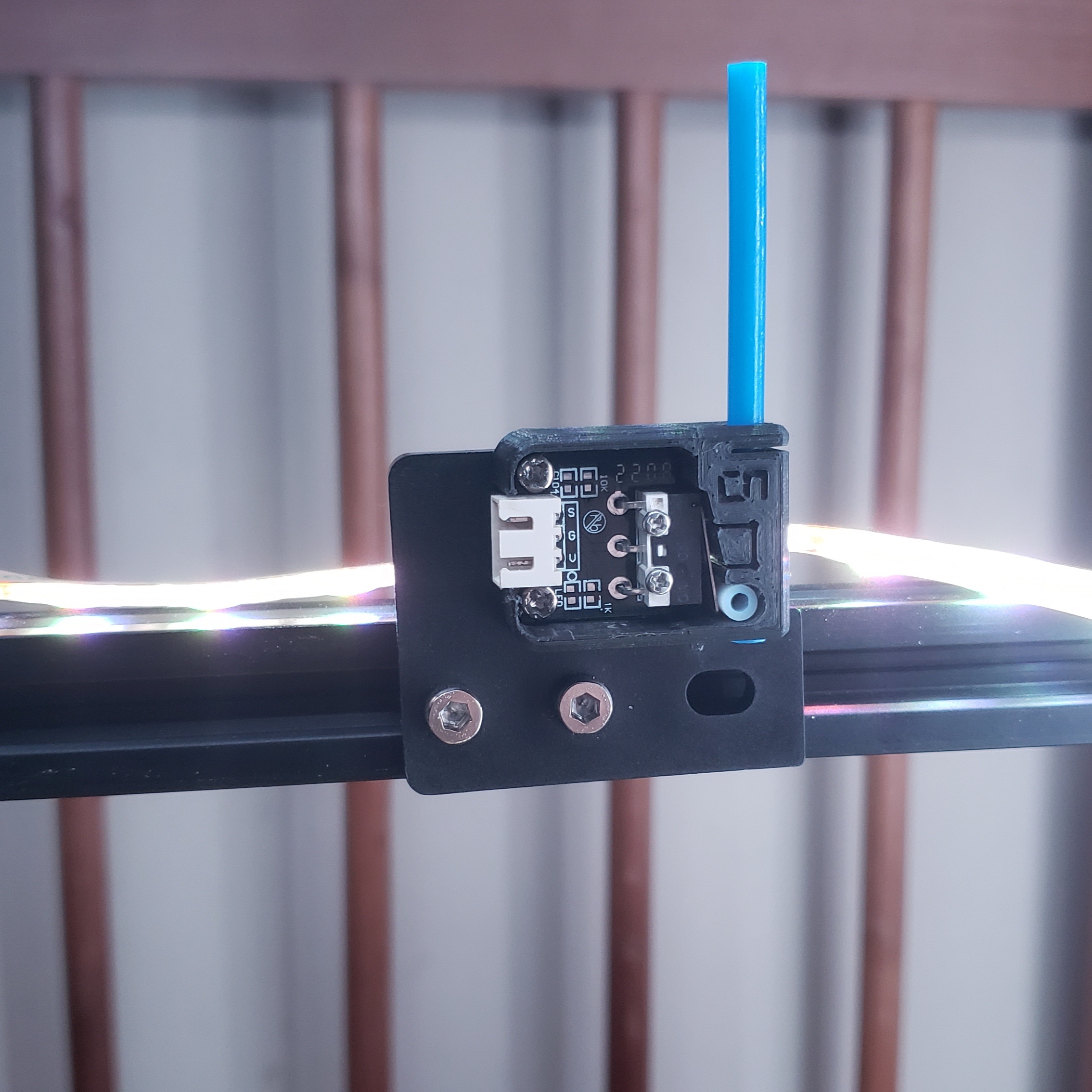 DIY filament sensor using z axis limit switch (ender 3) by Francisco Stephens | Download free ...