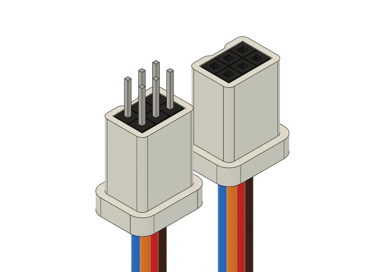 Dupont Connector - 6 Stack by Cem0s | Download free STL model ...