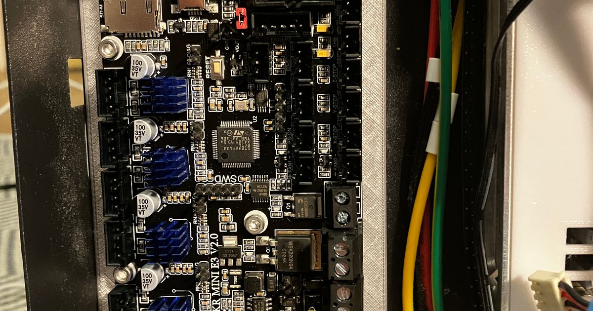 SKR1.4 (Turbo) to SKR E3 Mini Mounting Adapter by lklse | Download free ...