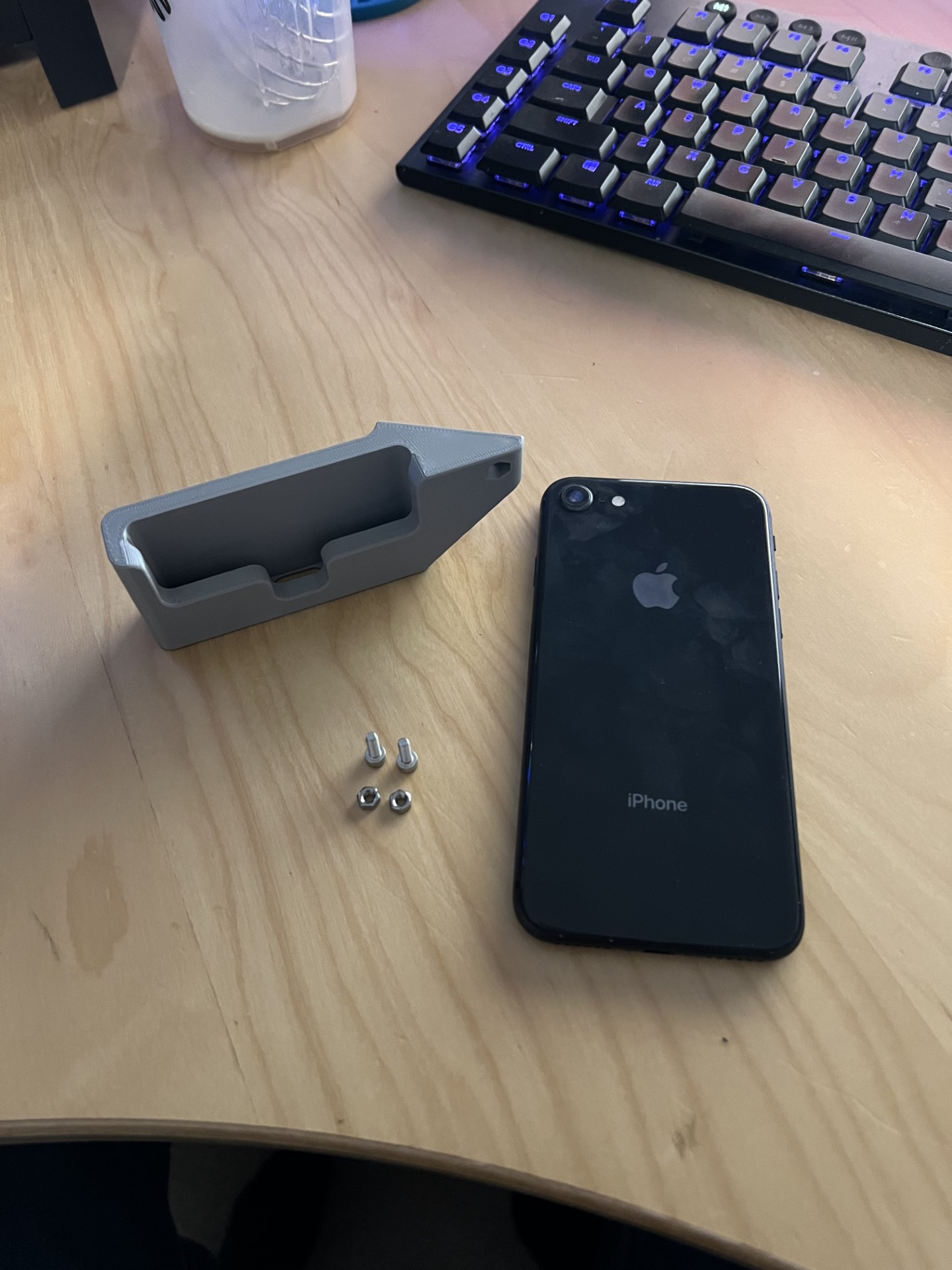iPhone 8 Mount For Prusa Enclosure Left by AlexK_121 | Download free ...