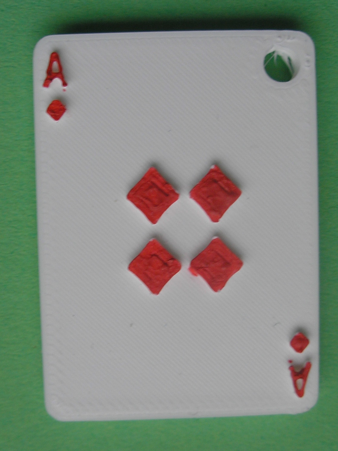 Přívěšek na klíče - karty, káry (Keychain - cards, diamonds) by Muad ...