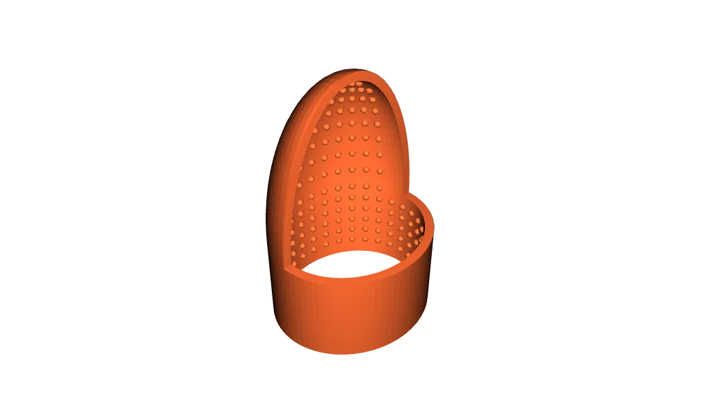 Ergonomic thimble by remram44 | Download free STL model | Printables.com