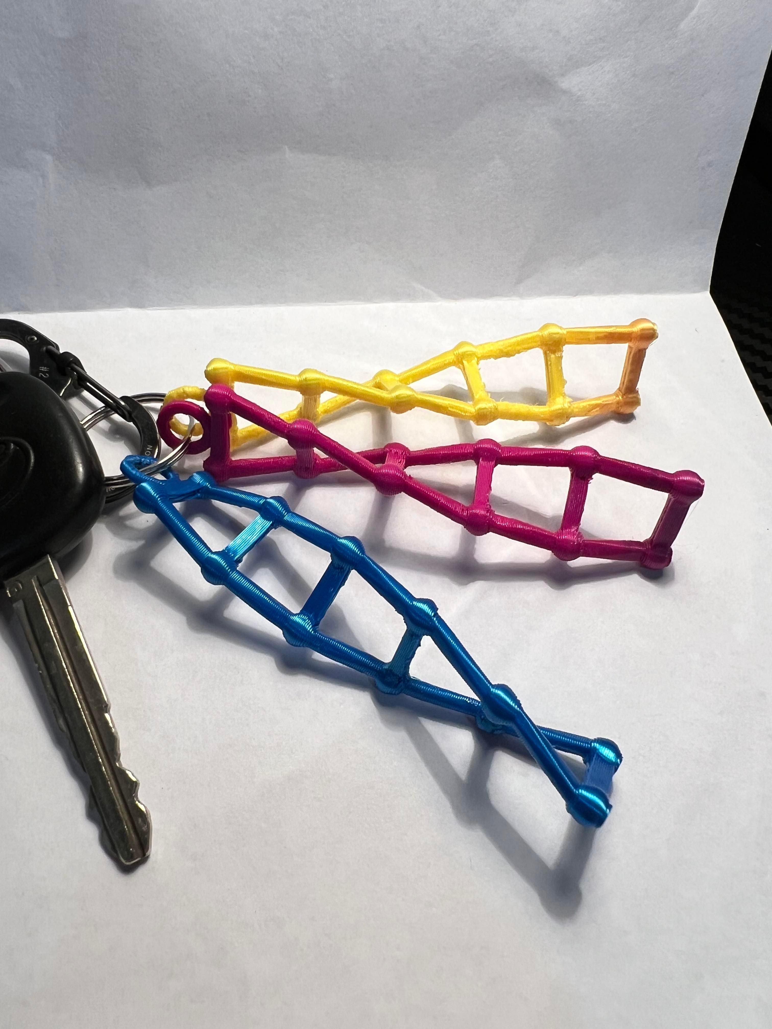 DNA Keyring by Bigboomprints | Download free STL model | Printables.com