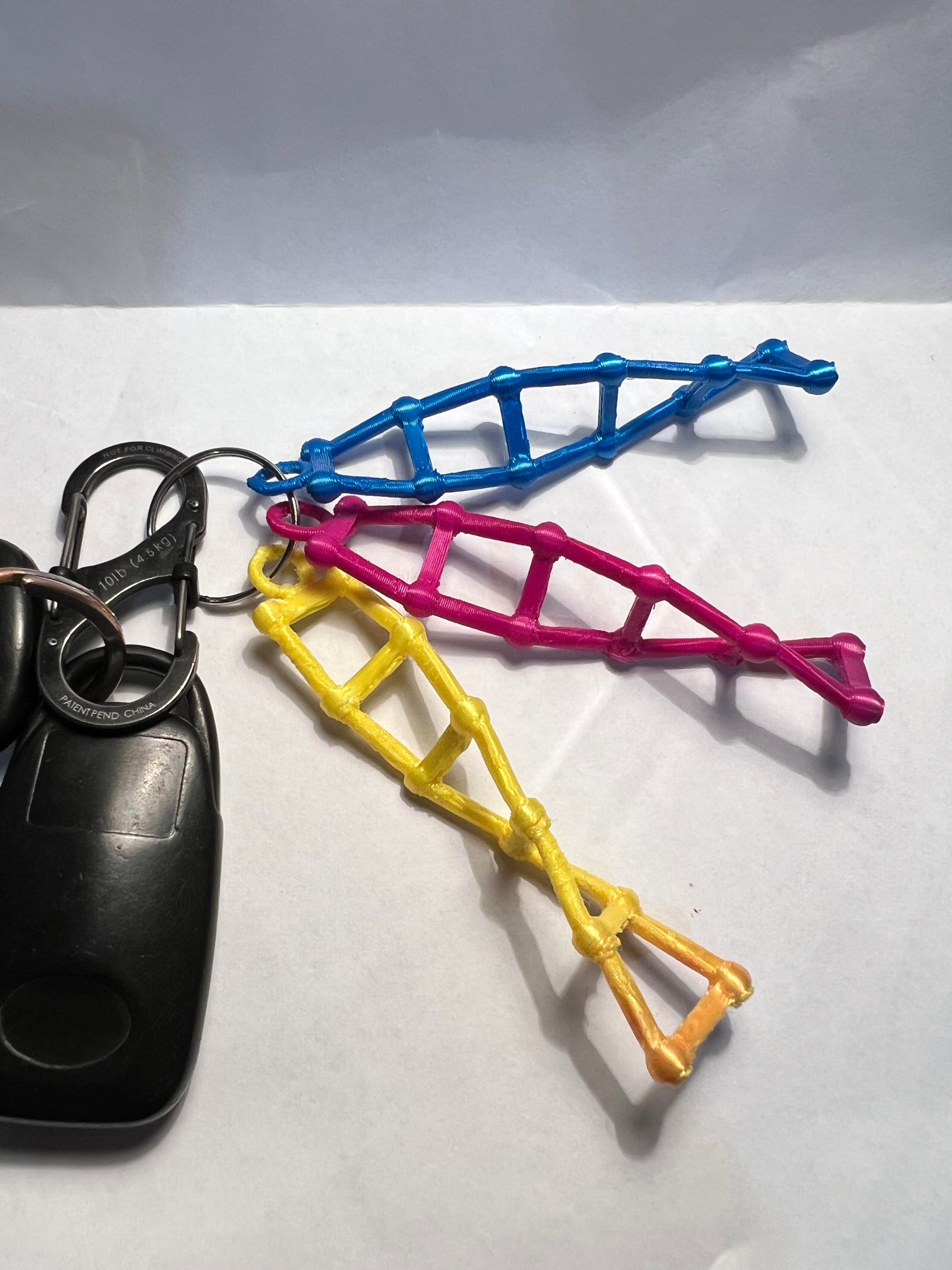 DNA Keyring by Bigboomprints | Download free STL model | Printables.com