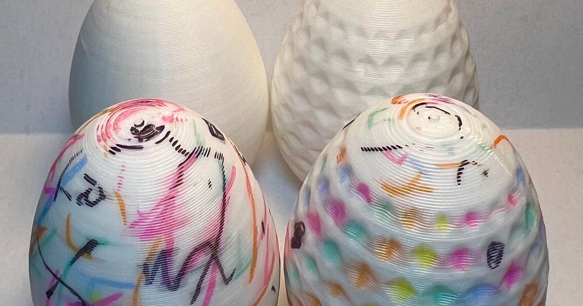 Decorating eggs by Bigboomprints | Download free STL model | Printables.com