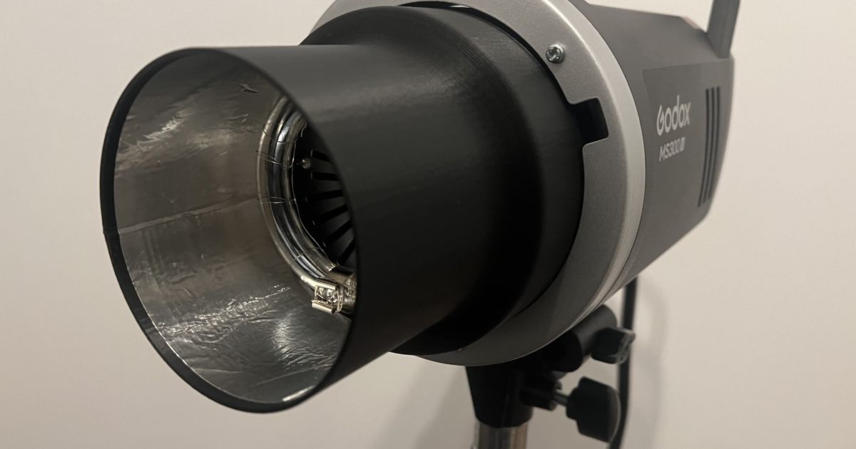 Reflector Bowens Strobe Mount by Socialmocracy | Download free STL ...
