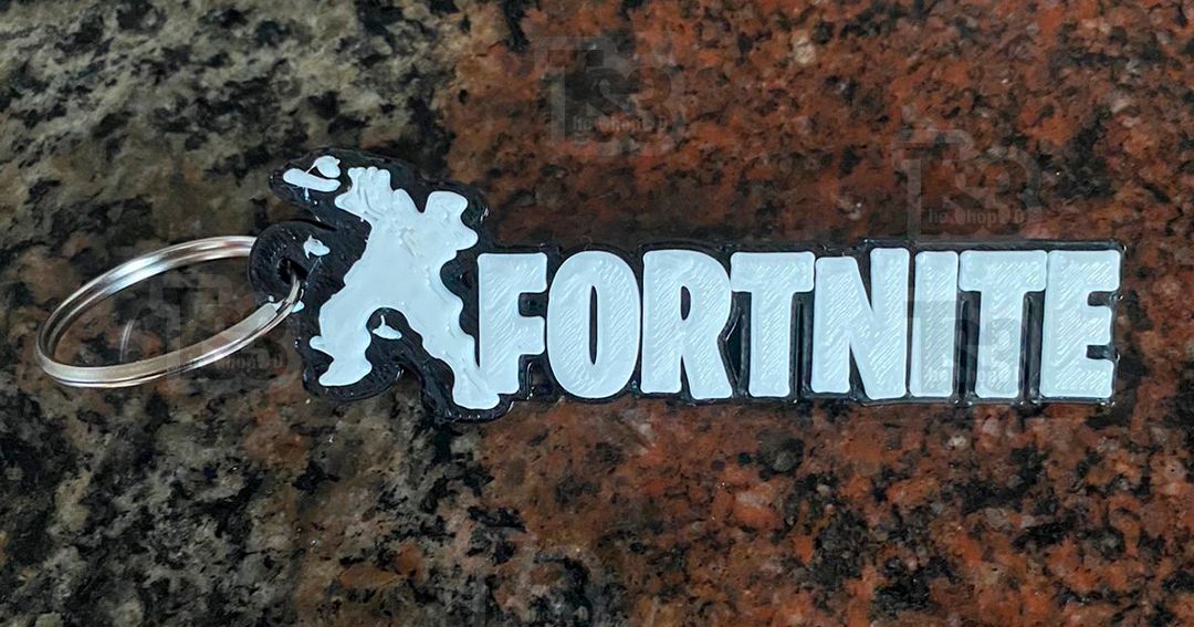 Fortnite keychain v6 by TheShop3D | Download free STL model ...