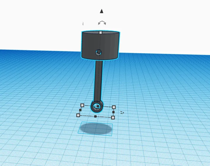 Piston Keychain by Yak 9 | Download free STL model | Printables.com