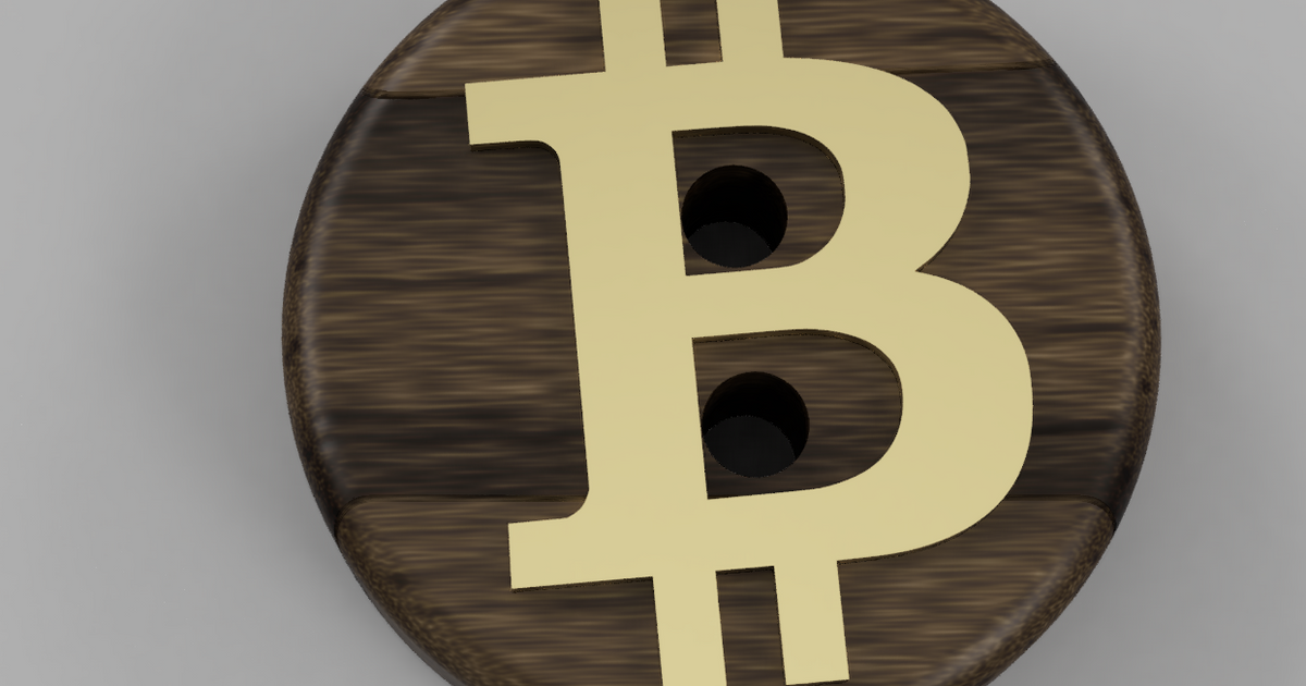 Bitcoin Button by Grunkle_Bitcoin | Download free STL model ...
