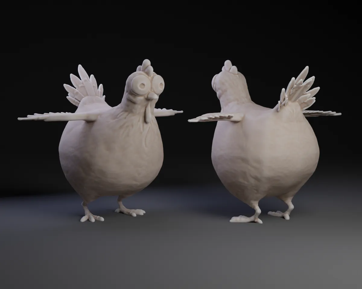 Pollo loco by Peter Farell | Download free STL model | Printables.com