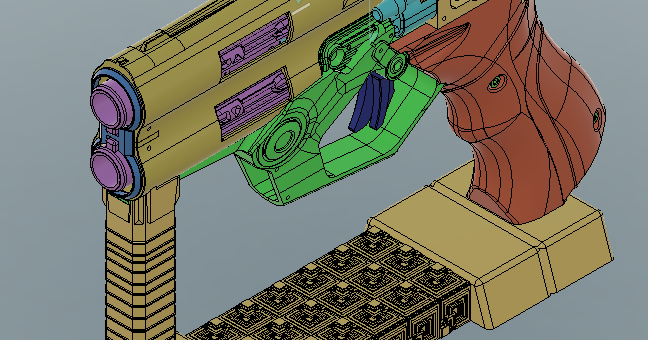 Luv's Blaster (Blade Runner 2049) von jdflute | Kostenloses STL-Modell ...