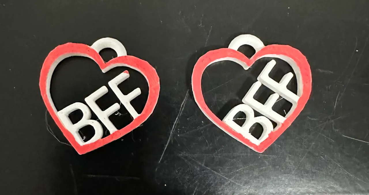 BFF Hearts by Gordon Nehm | Download free STL model | Printables.com