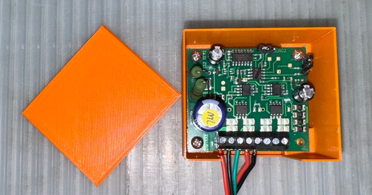 Mounting Box for Digitrax DS52 Stationary DCC Train Decoder by James ...